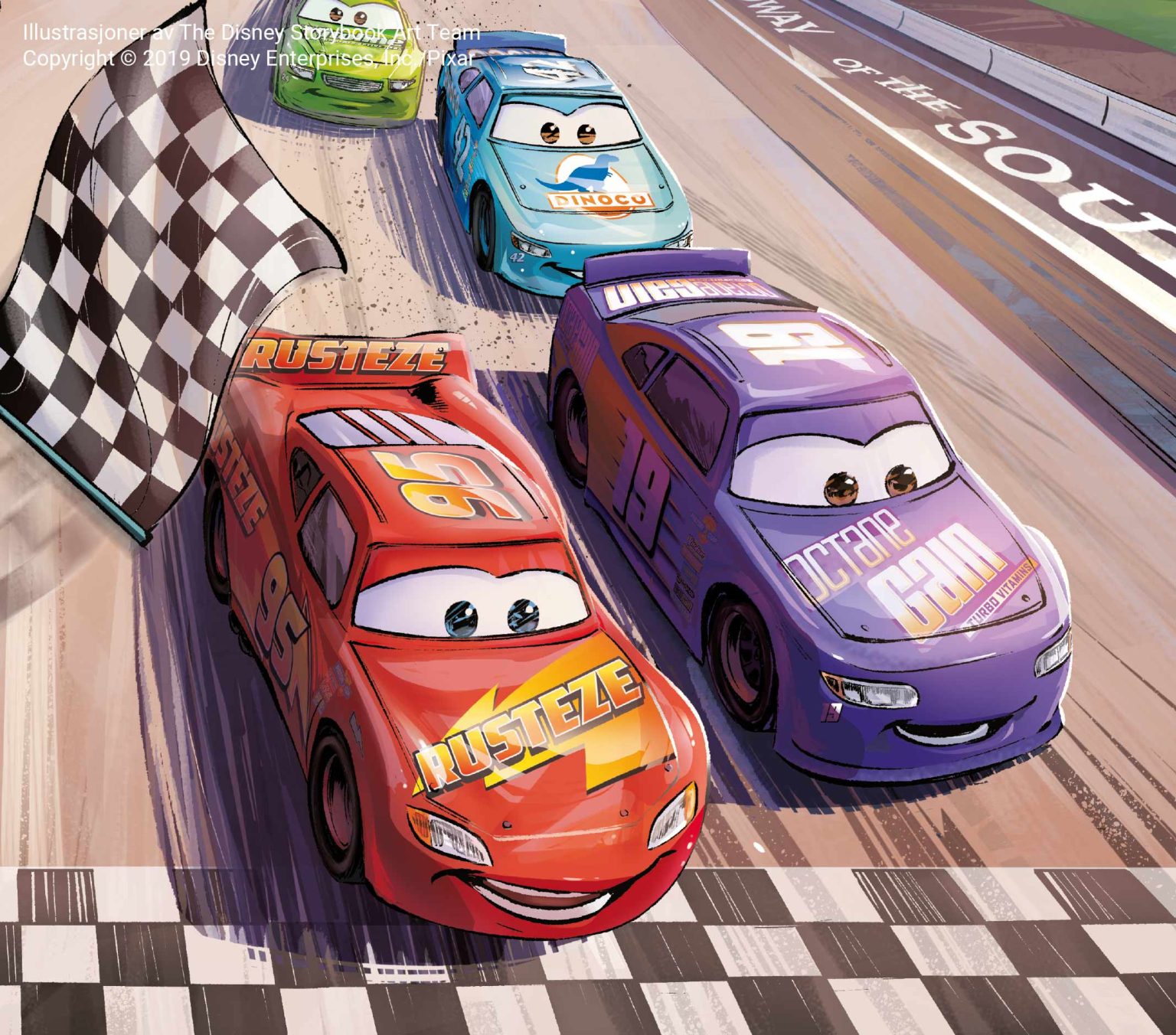 Biler 3 - Historien og boken - Disney - Goboken