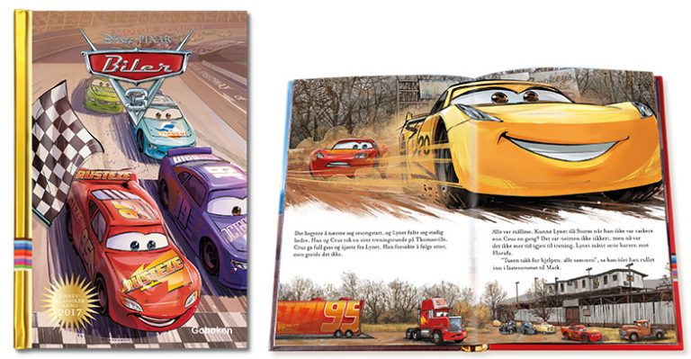 Biler 3 - Historien og boken - Disney - Goboken