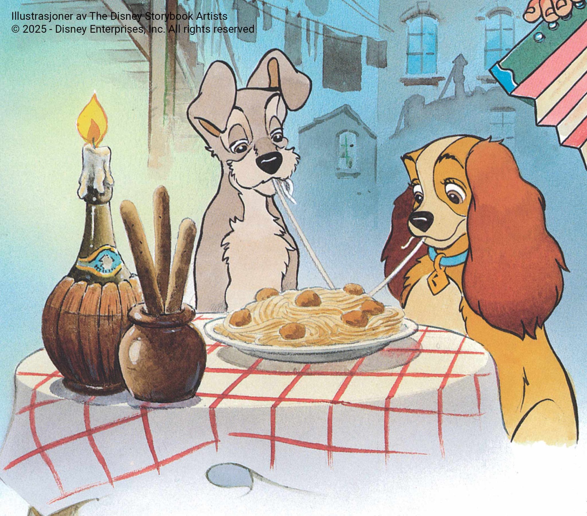 Lady og Landstrykeren - Historien og boken - Disney - Goboken